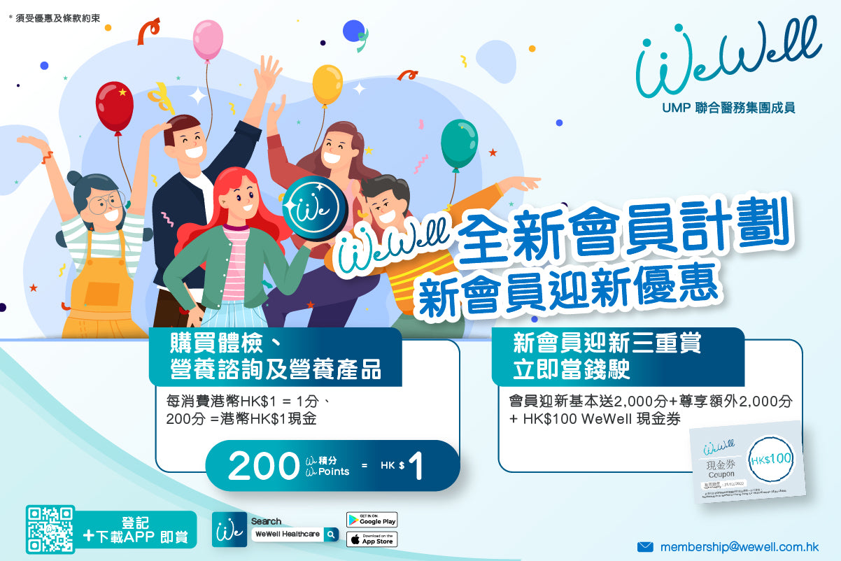 WeWell 全新會員計劃及We App 終於面世啦! – WeWell Healthcare